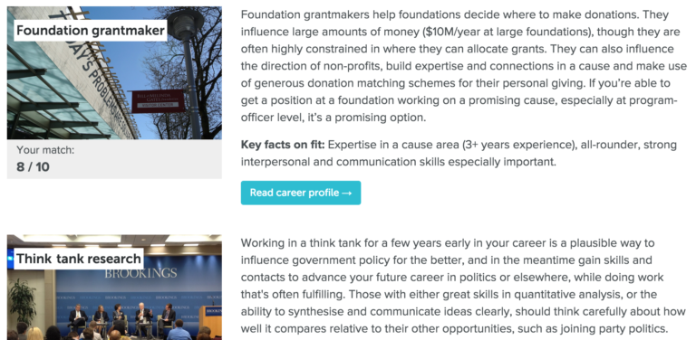 Try the new 80,000 Hours 'Career Recommender' - it could change your ...